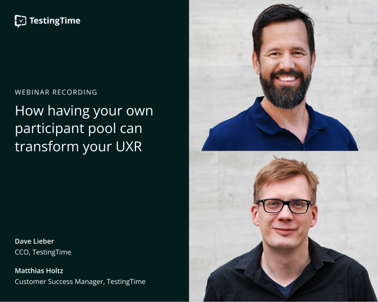 TestingTime - We recruit test users for UX research